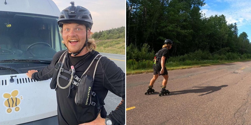 Blading for Bees: Man to Finish Record-Setting Cross Country ...