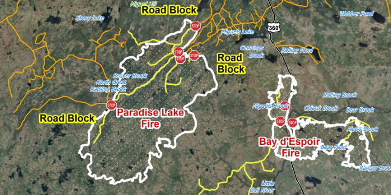 More Access To Woods Roads Following Worst of Forest Fires | VOCM